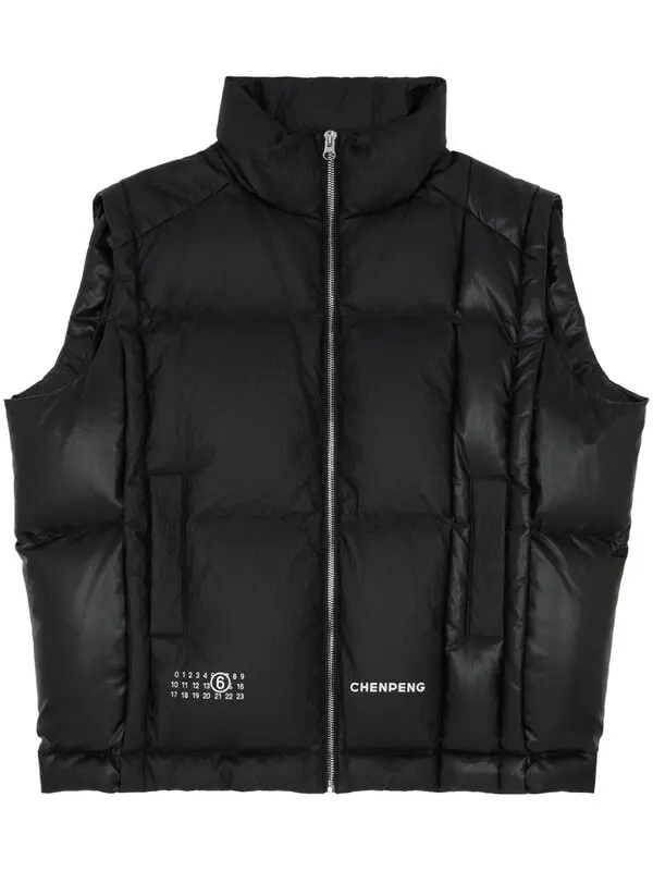 MAISON MARGIELA X Chen Peng Logo-print Padded Gilet