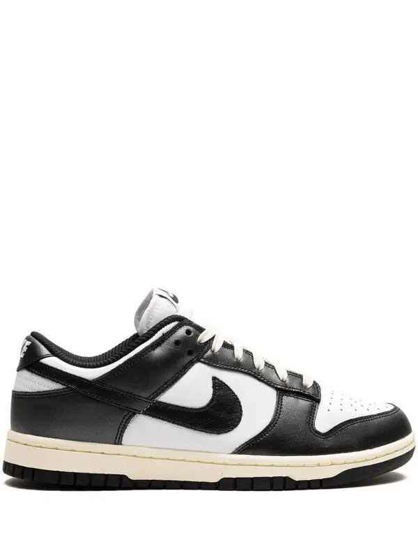 Nike Dunk Low Vintage Panda Sneakers - White