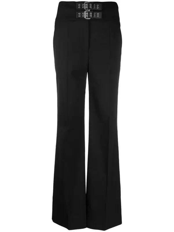 MOSCHINO JEANS Double-buckle Flared Trousers