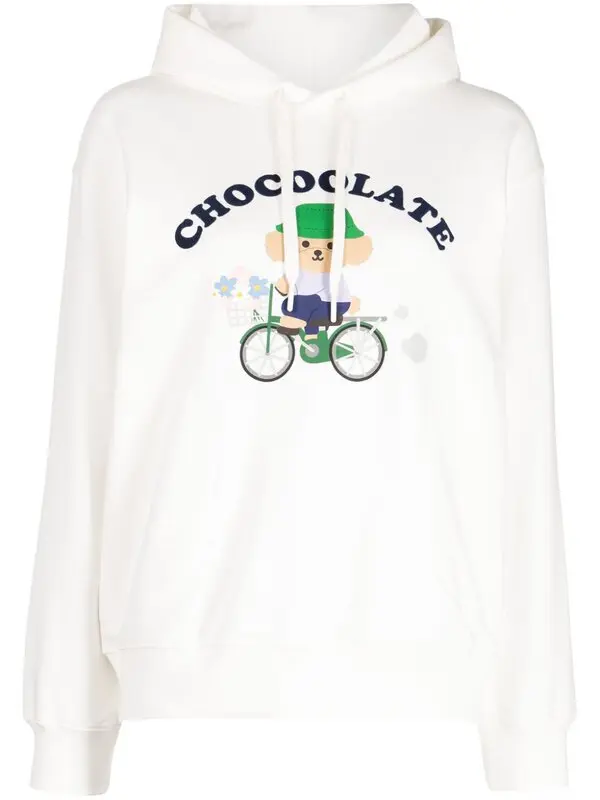 CHOCOOLATE Graphic-print Drawstring Hoodie