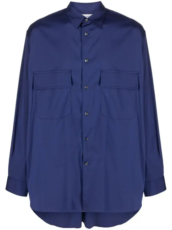 Comme Des Garçons Button-up Long-sleeve Shirt