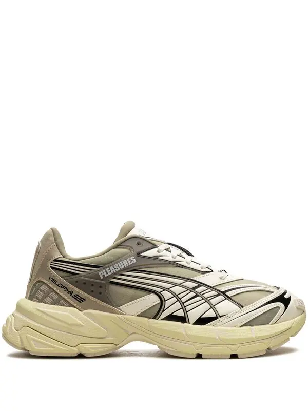 PUMA Pleasures Velophasis Lace-up Sneakers - Neutrals