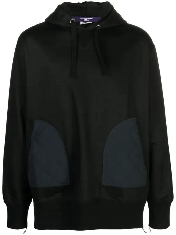 Junya Watanabe Ripstop-panel Cotton Hoodie