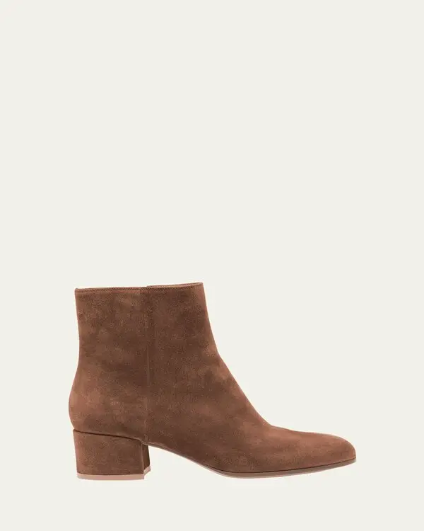 GIANVITO ROSSI Joelle 45 Booties - Moka