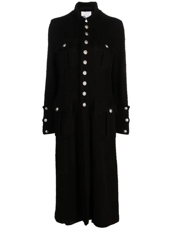 Noir Kei Ninomiya Brushed Single-breasted Coat