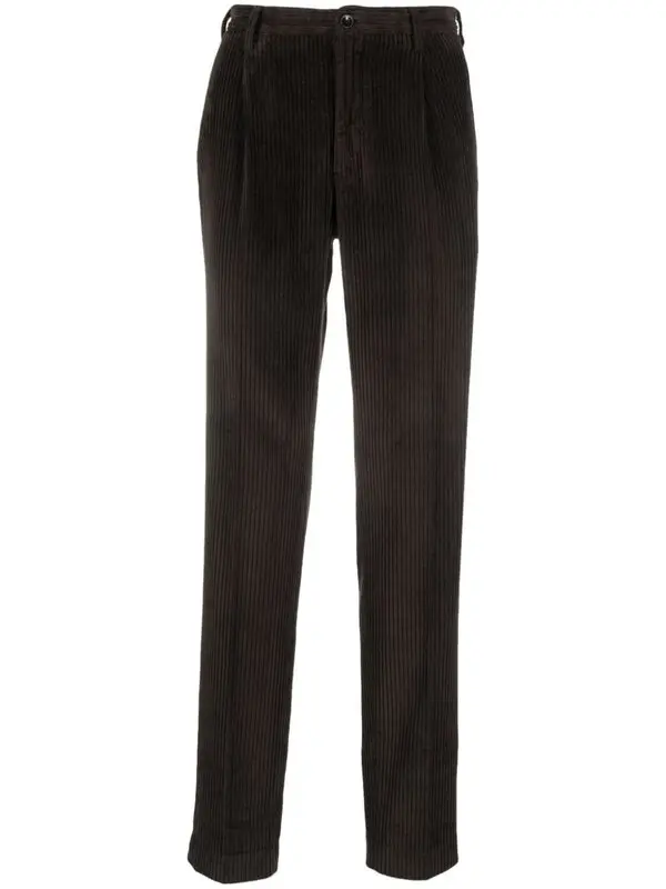 Incotex Straight-leg Corduroy Chinos - Brown
