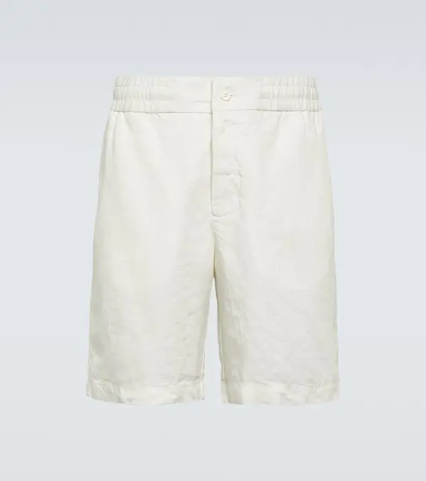 Orlebar Brown Cornell Linen Shorts - Beige