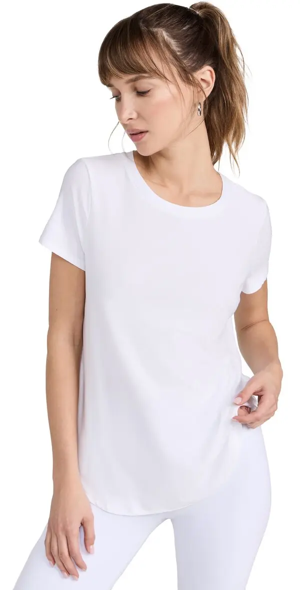 Beyond Yoga Featherweight Tee - Cloud White