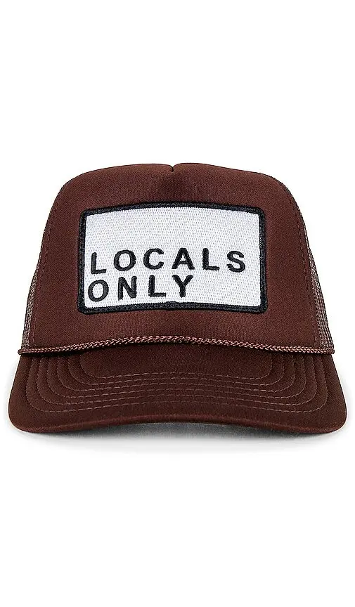 FRIDAY FEELIN Locals Only Cap - Brown