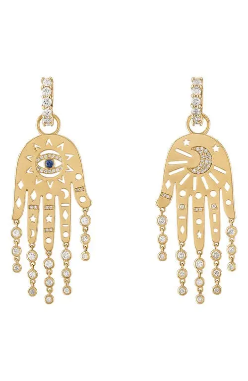 EDEN PRESLEY Divine Intervention Diamond Drop Earrings