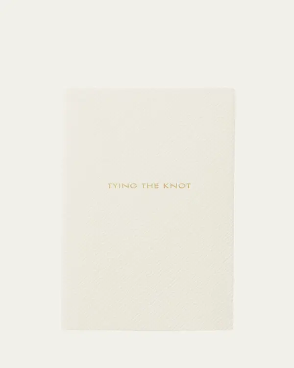 Smythson Tying The Knot Panama Leather Pocket Notebook