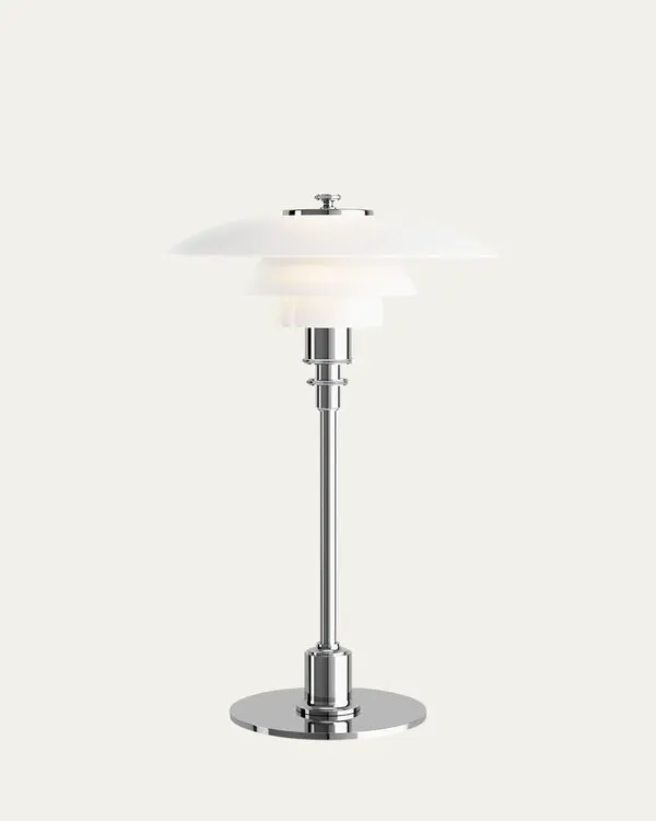 LOUIS POULSEN Ph 2/1 Chrome-plated Table Lamp