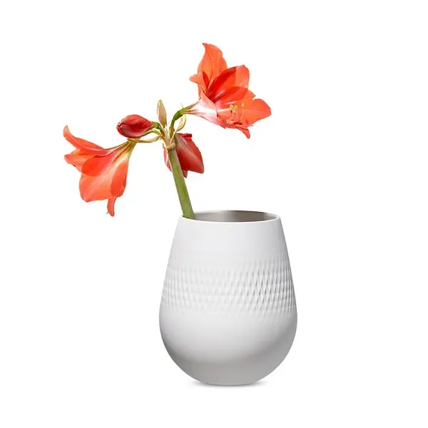VILLEROY & BOCH Collier Noir Vase Carre No. 2 - White