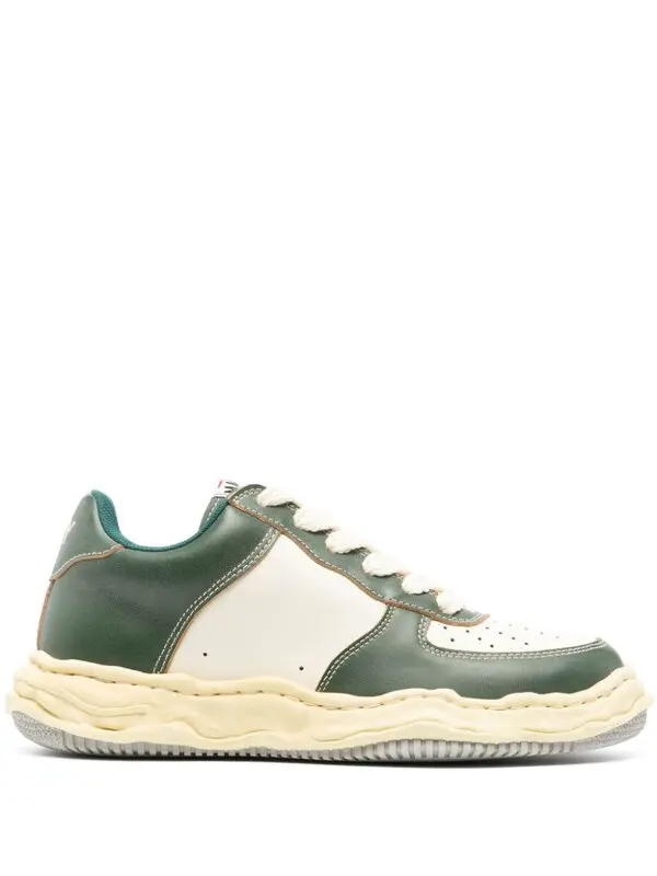 Mihara Yasuhiro Wayne Panelled Sneakers - Neutrals