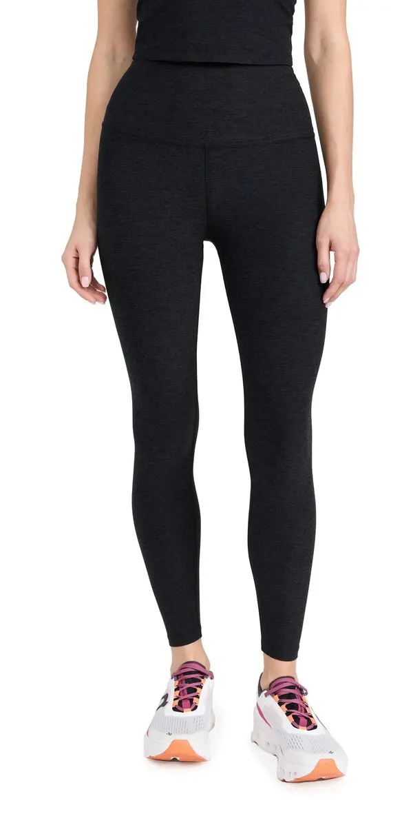 Beyond Yoga Spacedye Caught In The Midi Leggings - Darkest Night