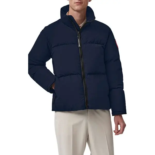 Canada Goose Lawrence Water Repellent 750 Fill Power Down Puffer Jacket - Atlantic Navy
