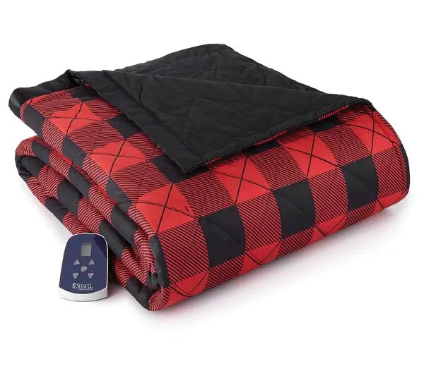 SHAVEL Full Micro Flannel 7 Layers Of Warmth Electric Blanket