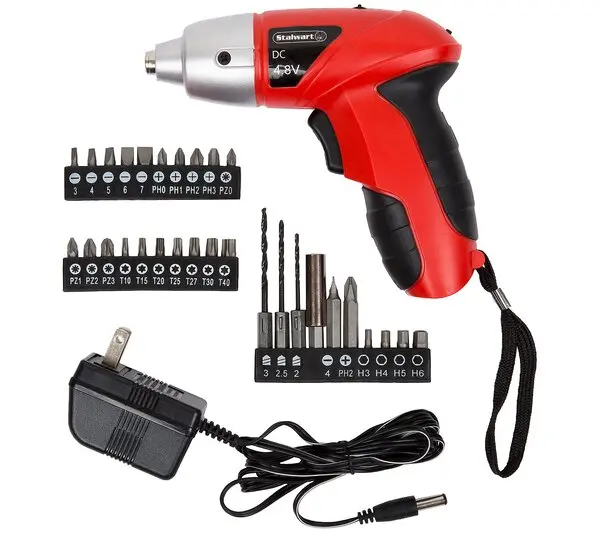STALWART Electric Screwdriver Set Cordless Dril W/led