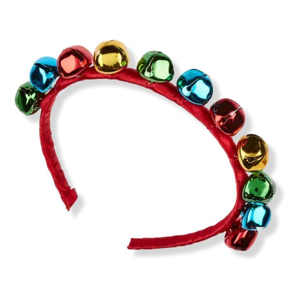 SCUNCI Festive Jingle Bell Headband Onecolor Editorialist