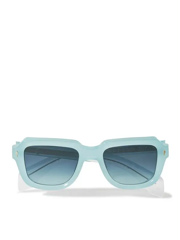 JACQUES MARIE MAGE Taos Square-frame Sunglasses - Blue