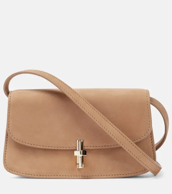 THE ROW E/w Sofia Leather Shoulder Bag - Brown