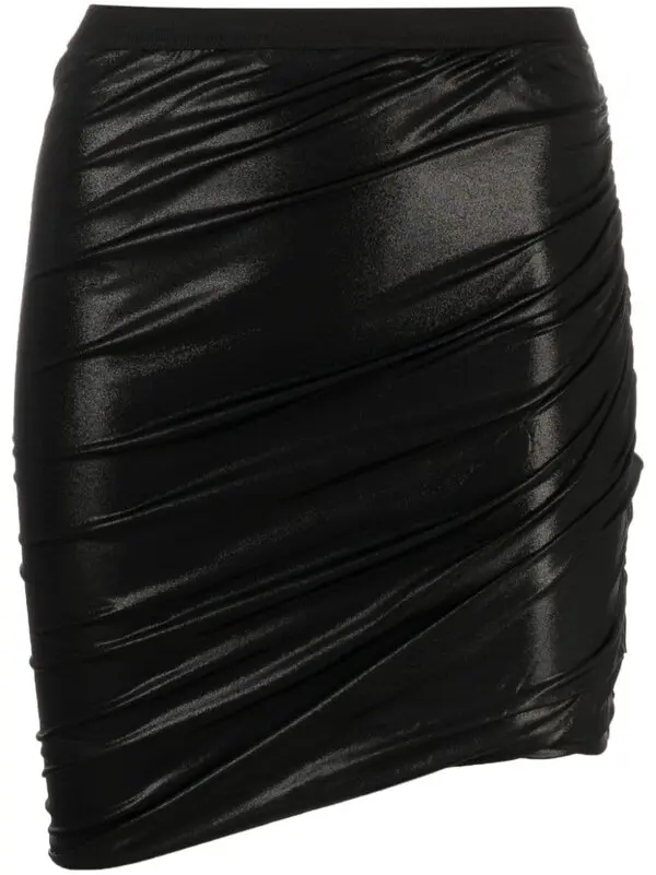 Rick Owens Draped Miniskirt