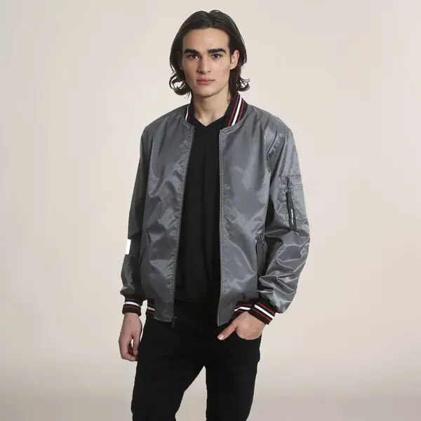 Buy MEMBERS ONLY Lightweight Bomber Jacket - White At 46% Off ...