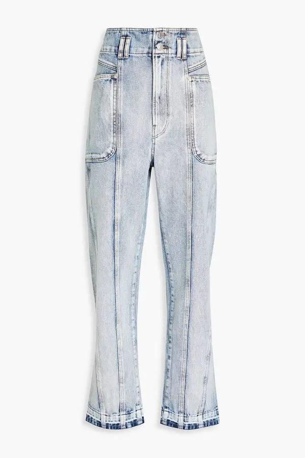 Isabel Marant Tess Faded Boyfriend Jeans - Light Denim