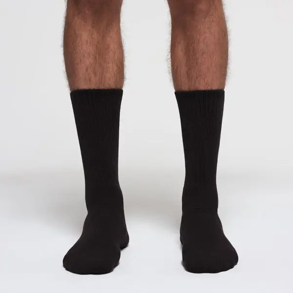 SKIMS Tube Crew Sock 3-pack - Onyx