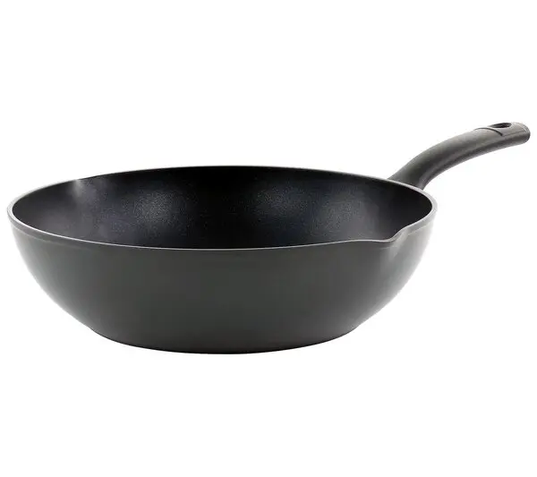 OSTER Kingsway 4.1 Quart Aluminum Nonstick Wok In Black