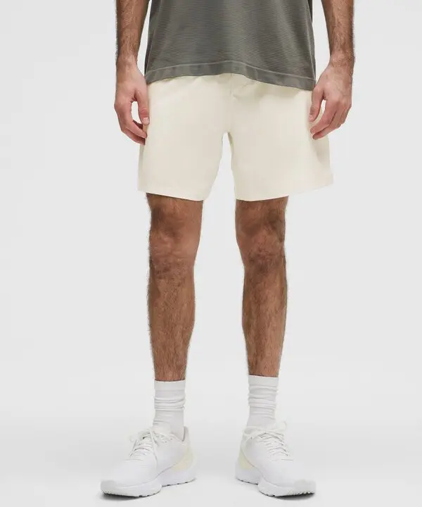 Lululemon Pace Breaker Linerless Short 7 - Light Ivory
