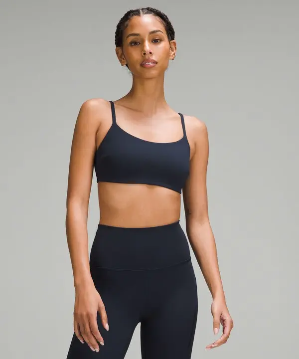 Lululemon Wunder Train Strappy Racer Bra - True Navy