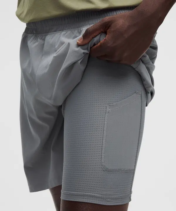 Lululemon Pace Breaker Lined Short 7 - Solar Grey