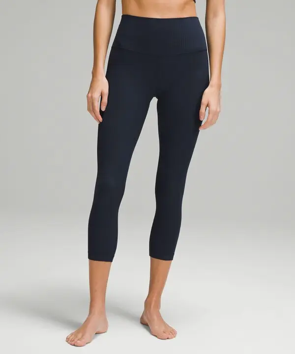 Lululemon Align™ High-rise Ribbed Crop 23 - True Navy
