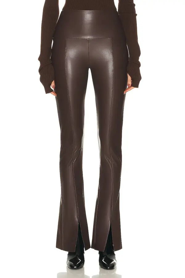 Norma Kamali Spat Legging - Chocolate