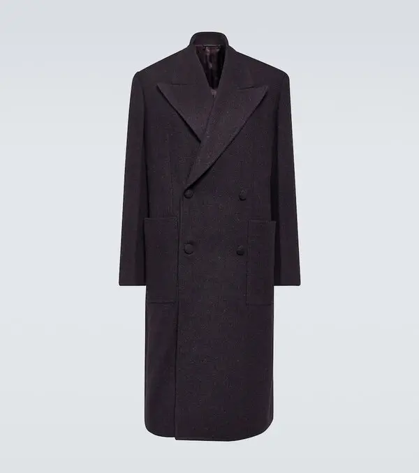 Givenchy Wool Coat - Purple | Editorialist