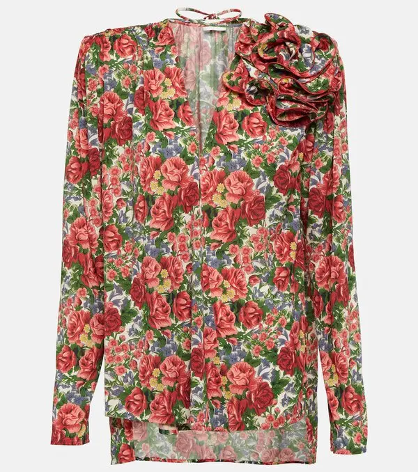 Magda Butrym Floral Blouse - Multicoloured
