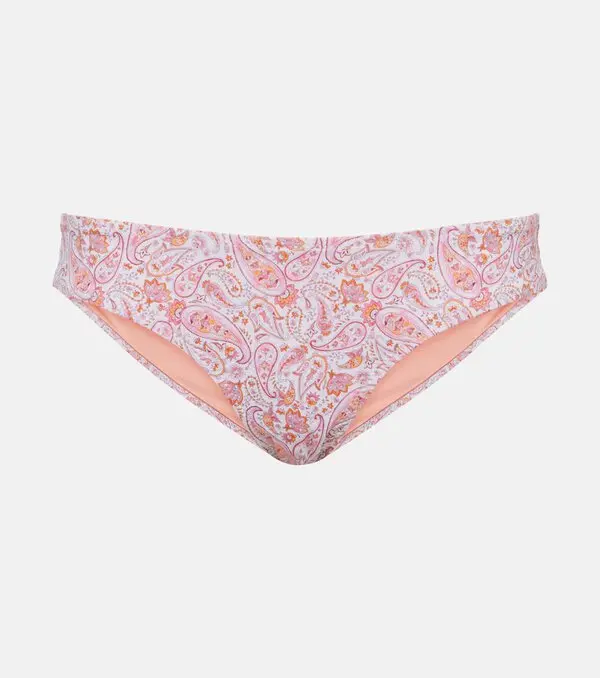 Heidi Klein Muskmelon Bay Printed Bikini Bottoms