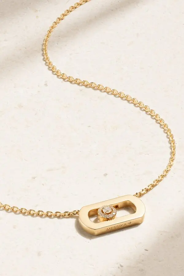 Messika Move Citizen 18-karat Diamond Necklace - Gold