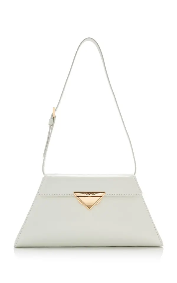 Prada Runway Patent Leather Shoulder Bag