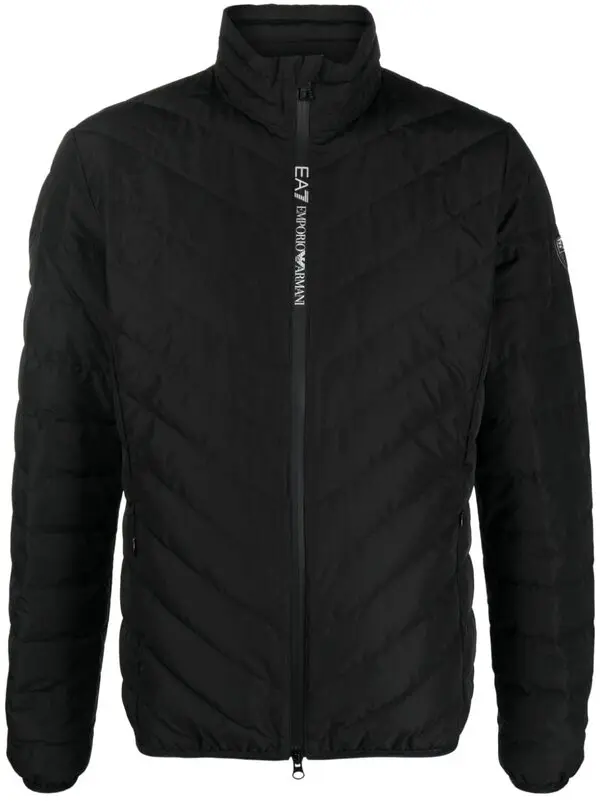 Emporio Armani Logo-patch Quilted Jacket