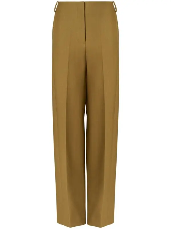 Tory Burch Pressed-crease Wool-blend Trousers