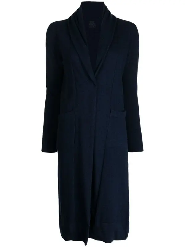 TEDDY CASHMERE Venezia Open-front Cashmere Cardigan-coat - Blue