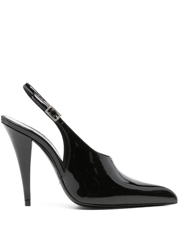 Saint Laurent 110mm Raven Pumps - Black