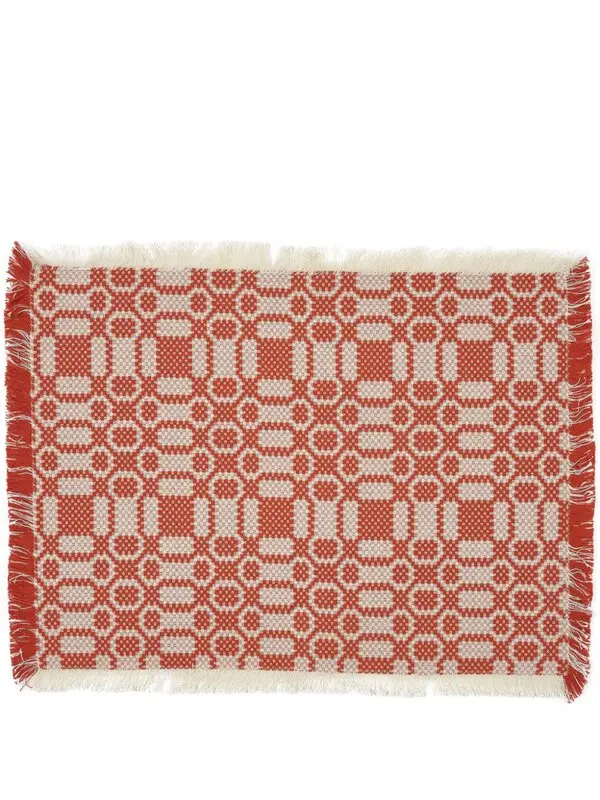 CABANA Lecce Cotton Placemat - Red