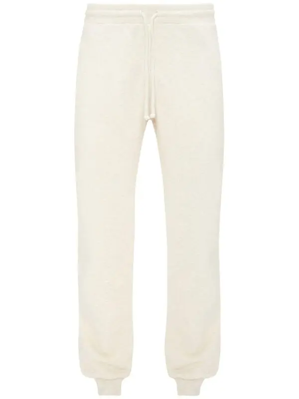 JW Anderson Slogan-embroidered Cotton Track Pants