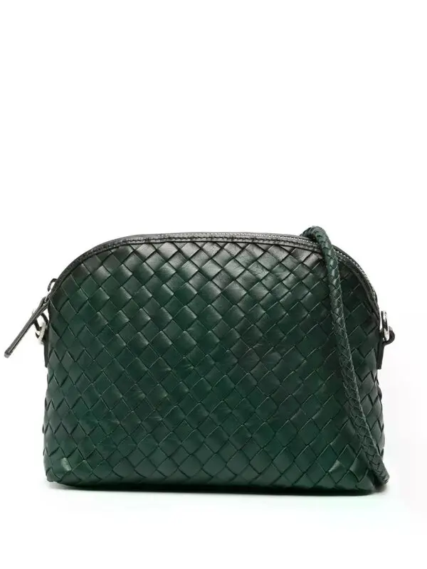 Dragon Diffusion Chunky Fellini Leather Crossbody Bag - Green