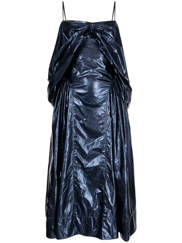 REJINA PYO Dora Lamé Midi Dress
