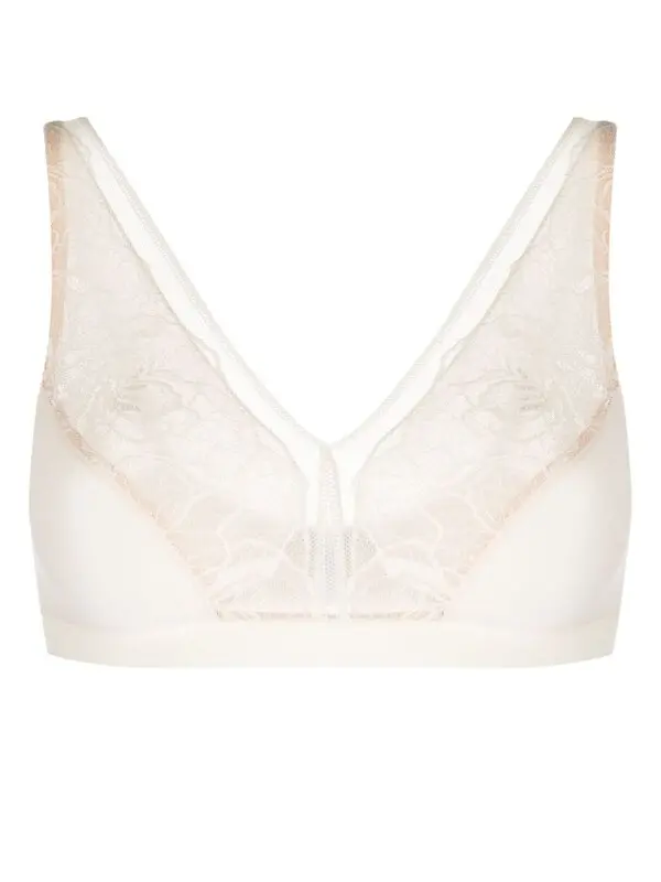Hanro Selma Lace-panel Bra