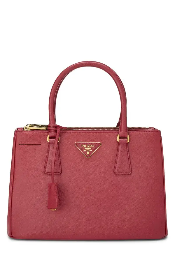 Prada Saffiano Executive Tote Small - Red